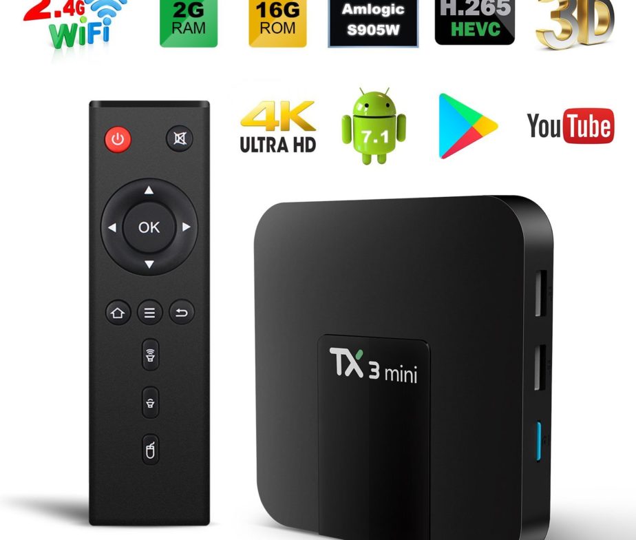 TX3 Mini Android Smart TV Box 2GB RAM 16GB ROM - Aldiras